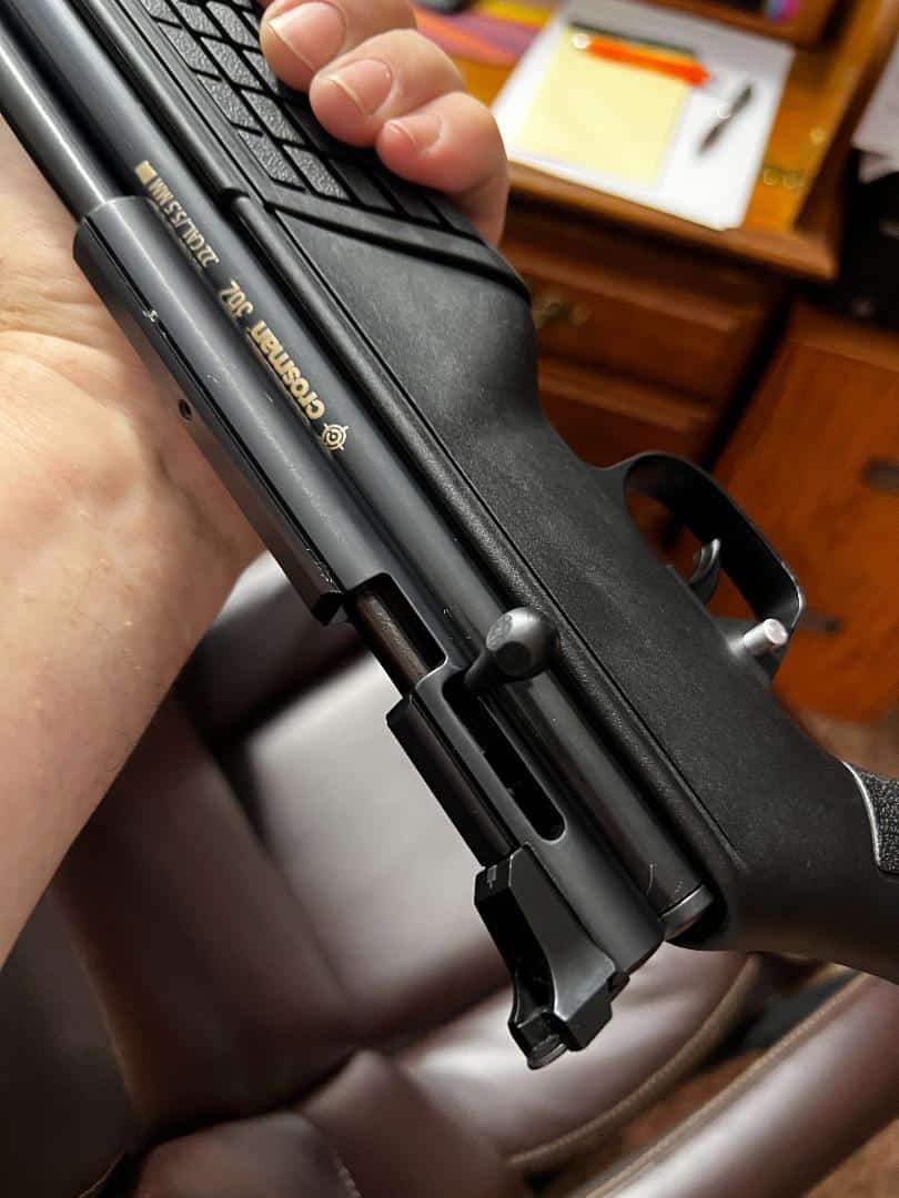 Crosman 362 with steel breech